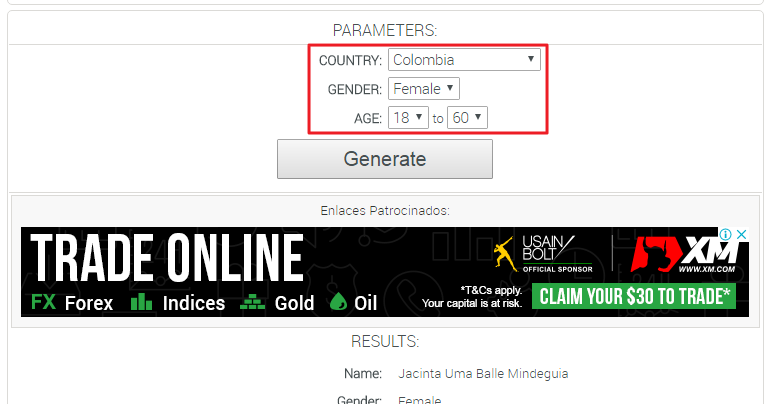 Create 'Fake Identity Generator'-style email addresses and passwords in ...