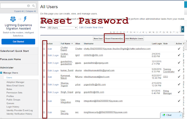 How to generate password to users created using Apex Data Loader? ~ Salesforce knowledge