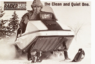 CLASSIC SNOWMOBILES OF THE PAST: 1972 RAIDER SNOWMOBILE
