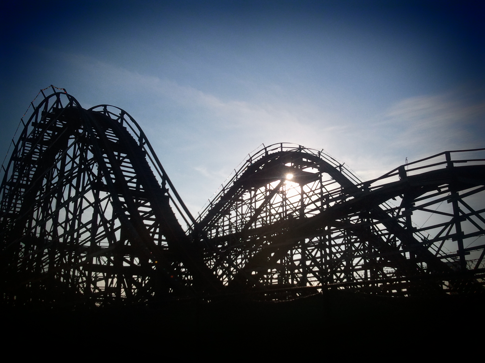 Lance Cardinal Creations: Inside "The Wooden Roller Coaster" at ...