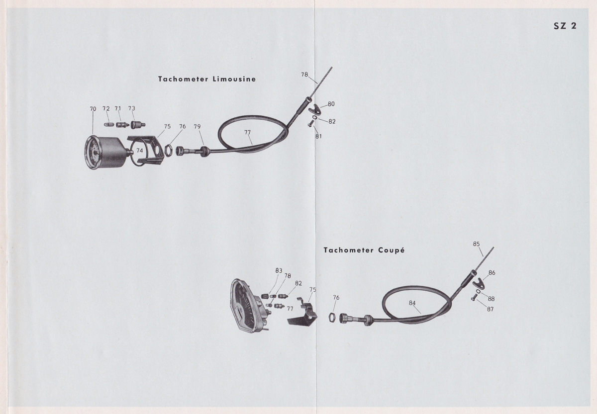 BZ's BMW Isetta 300's: Goggomobil T TS TL Parts Diagrams