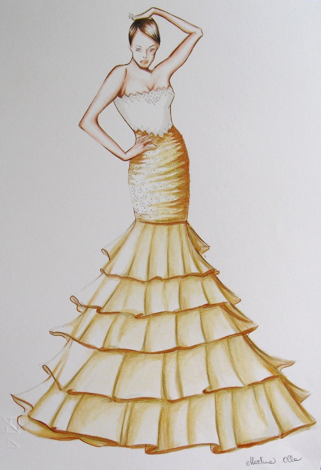 Martina Olla Fashion Design: Figurini di moda collezione P/E 2006