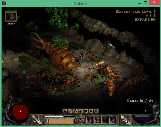 The Best Games Ever: Maggot Lair Level 3 | Diablo 2 Screenshot
