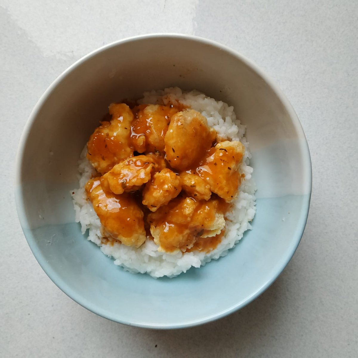 Chicken Pop Rice Bowl With Bolognese Sauce Recipe