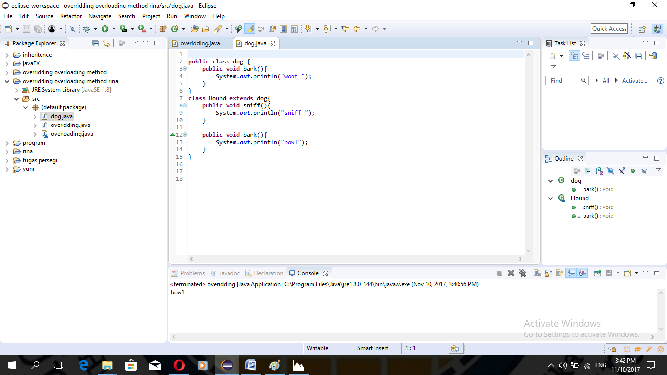 Rina Lorensa: "PBO 2017, Teknik Informatika UTM"