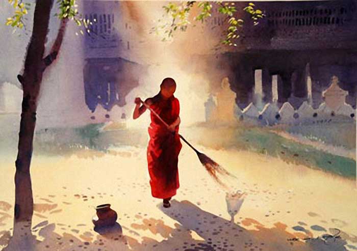 Myoe Win Aung, 1972 | Watercolour painter | Tutt'Art@ | Pittura ...
