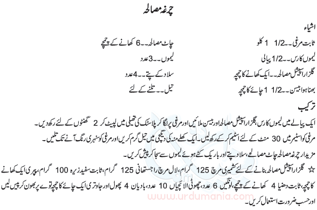 Charga Masala Recipe | Half & Hour