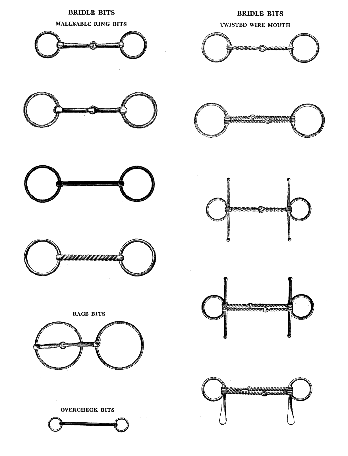 Digital Stamp Design: Free Digital Collage Sheet: Horse Bridle Bit ...