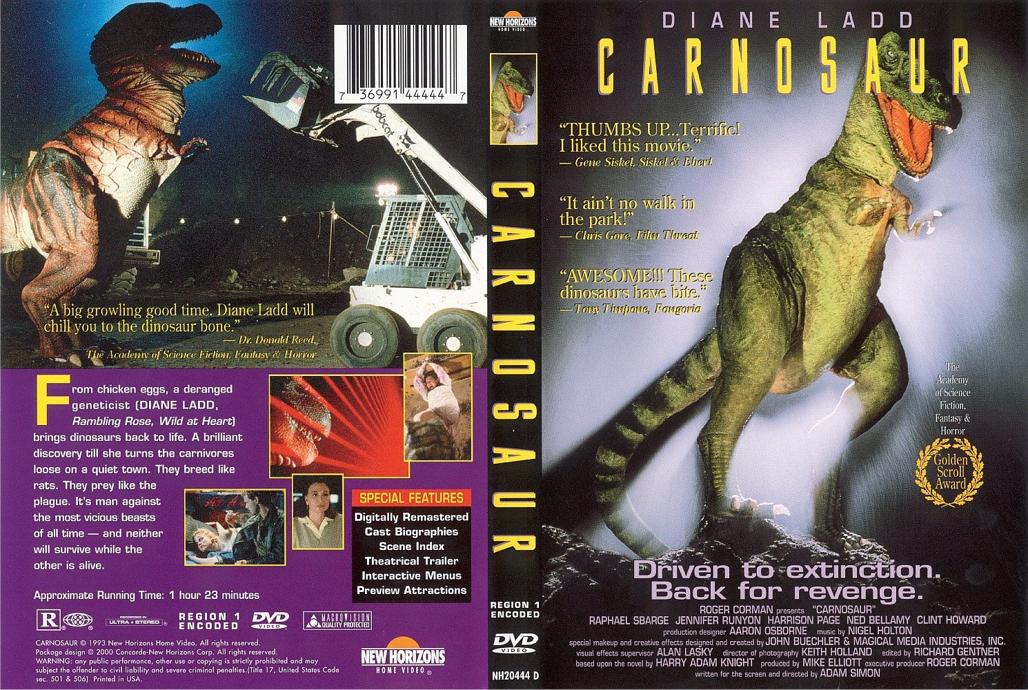 CULTFOREVER: CARNOSAUR 1993