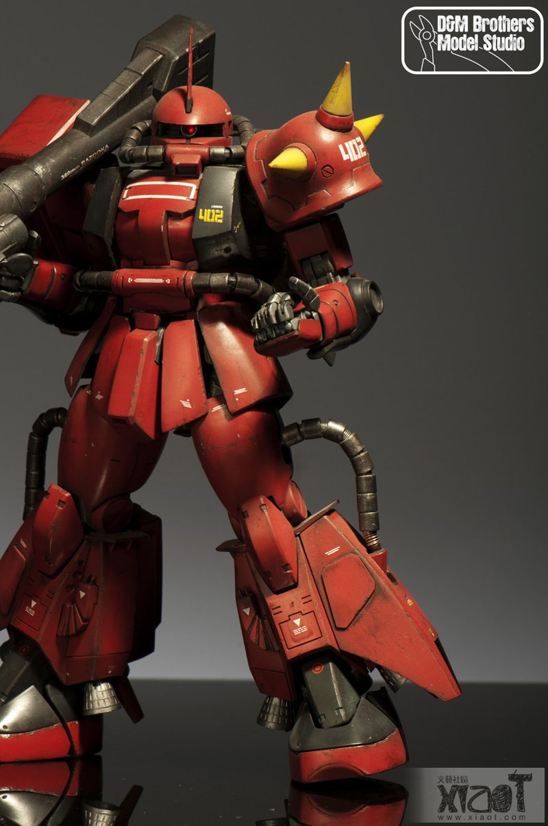 GUNDAM GUY: MG 1/100 06R-2 Zaku II Johnny Ridden Custom - Customized Build