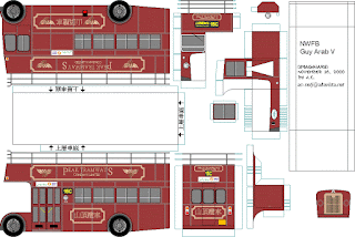 SP. Papel Modelismo: PaperCraft - Bus