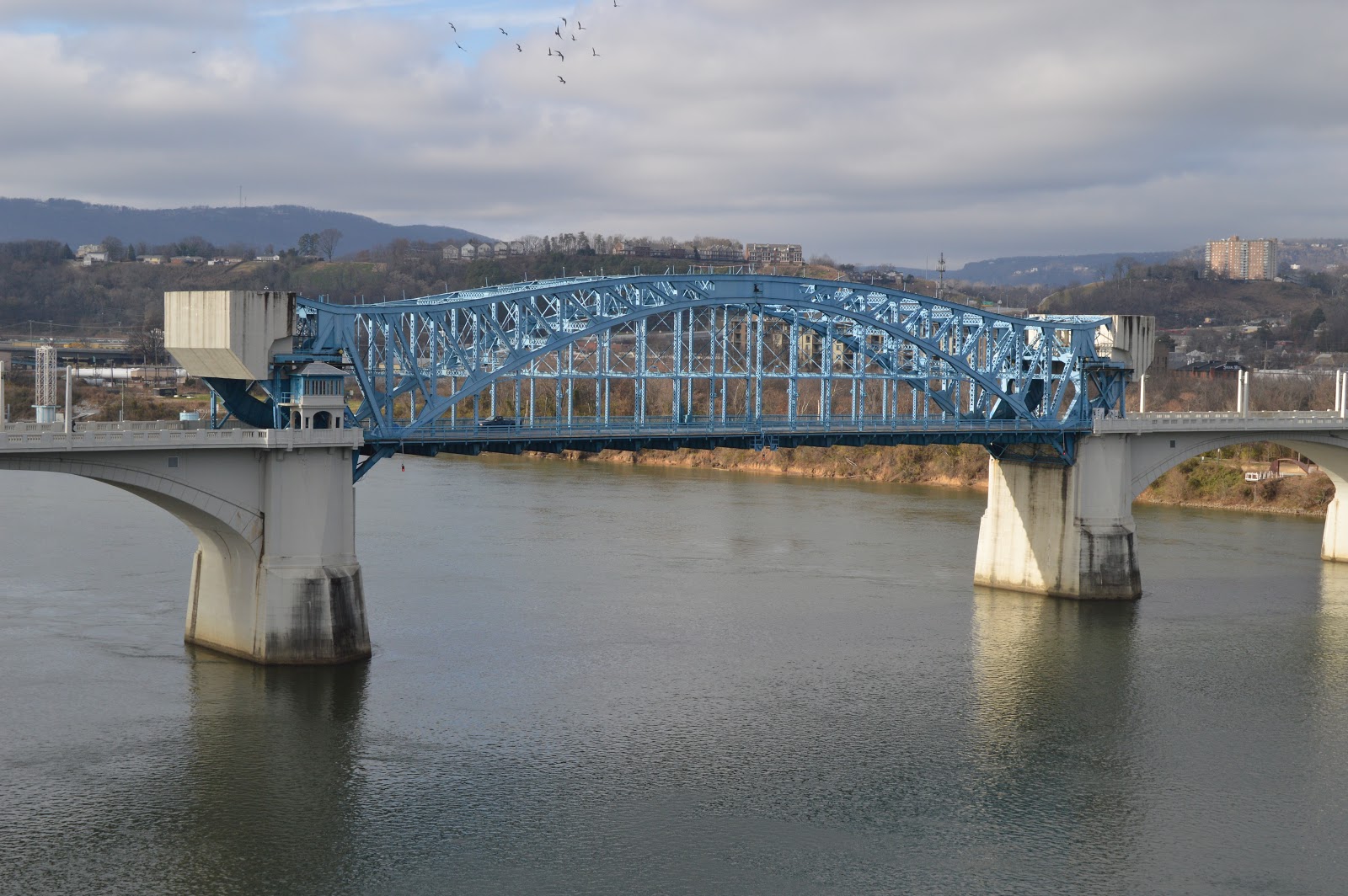 Industrial History: 1917 Market Street Bridge over Tennessee River in ...