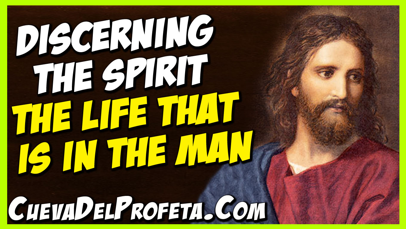 Discerning the spirit, the life that is in the man | Mensajes de ...