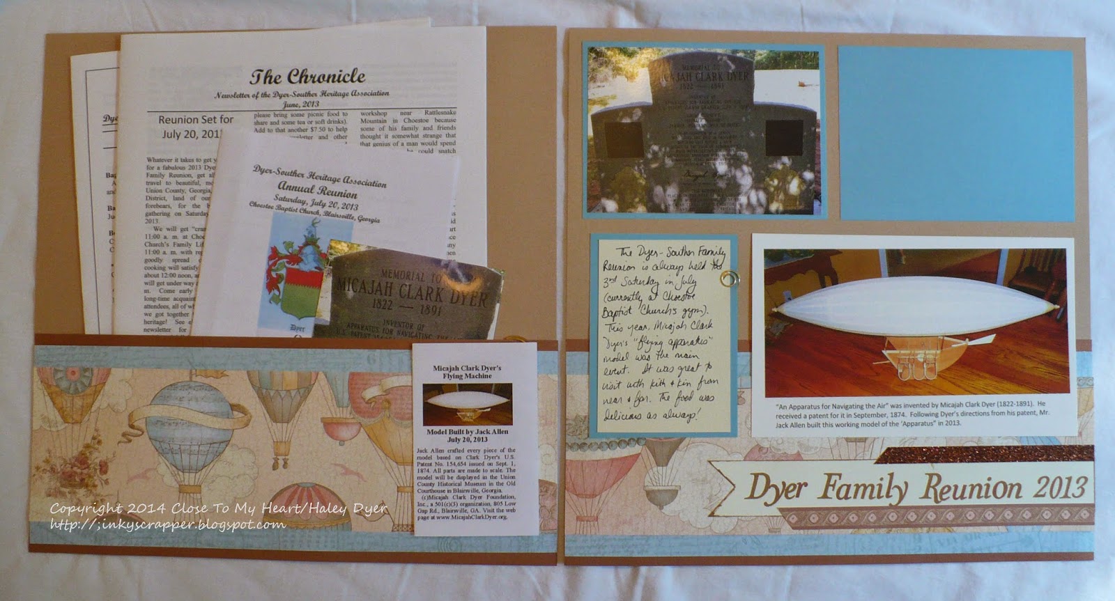 The Inky Scrapper: Family Reunion 2013 Layout