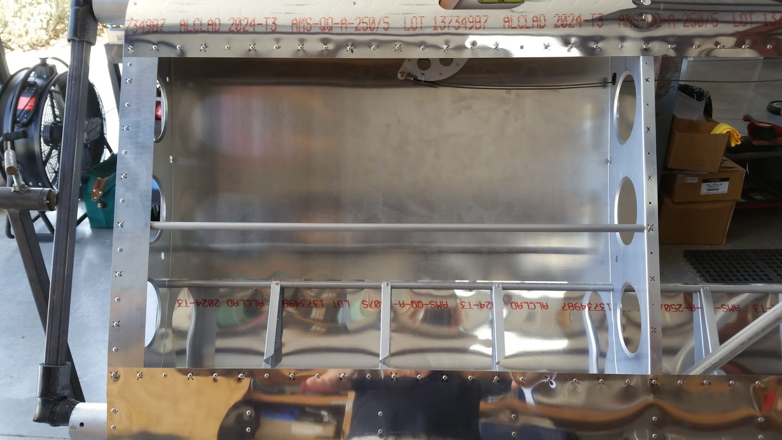 Just Another SuperSTOL Build Log: MOD - Bottom Fuel Tank Cover - Right WIng