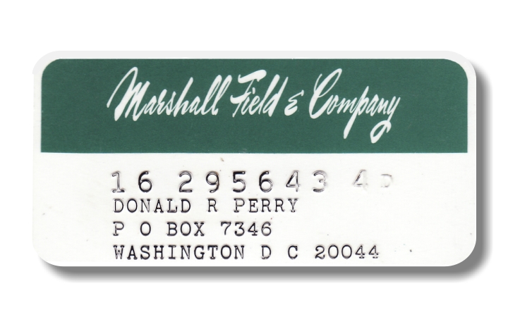 The Department Store Museum: Charge Cards