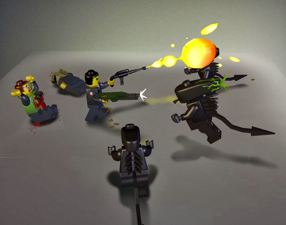 Inaccessible is Accessible: How its Made - Lego Aliens Model