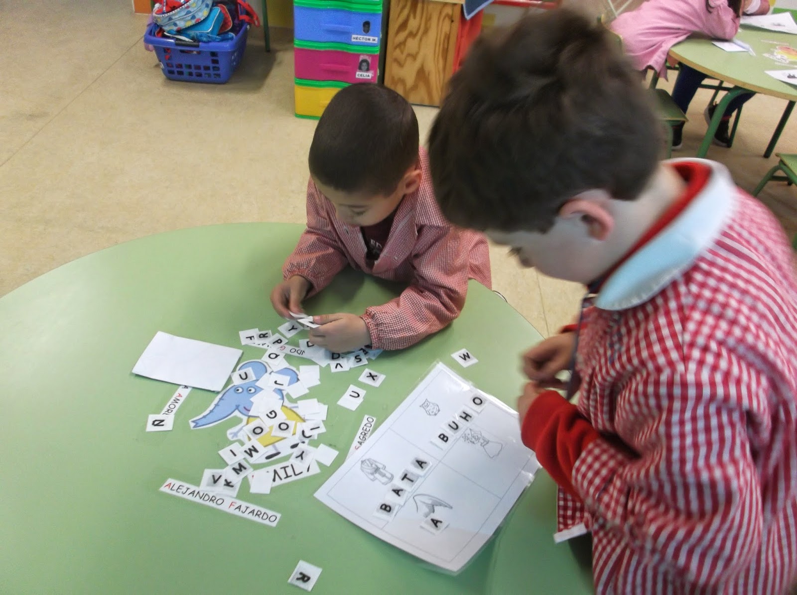 Maestro de Infantil: LAS CAJAS DE LETRAS