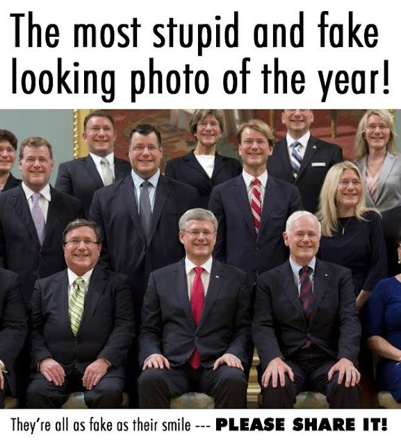 Harper’s sweet smile and his new cabinet Harper's sweet smile and his ...