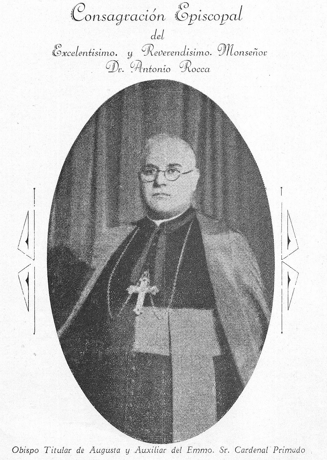 Heráldica en la Argentina: Escudo de monseñor Antonio Rocca