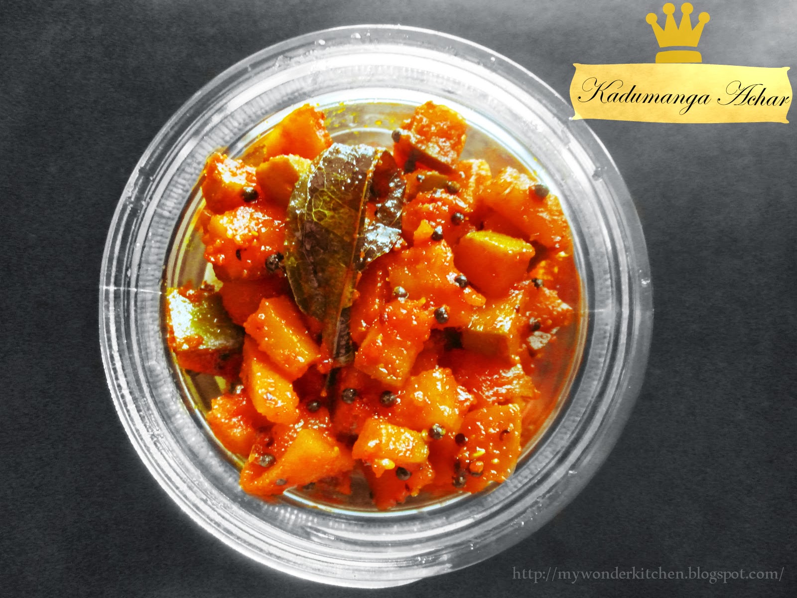 Kadumanga Achar|Kerala Mango pickle