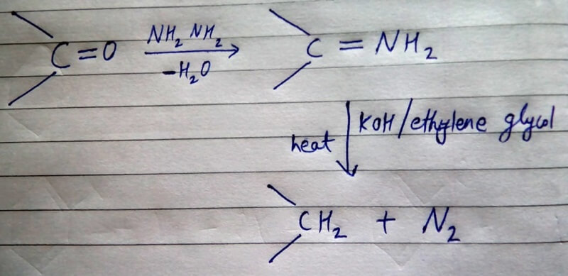 WOLFF KISHNER REDUCTION
