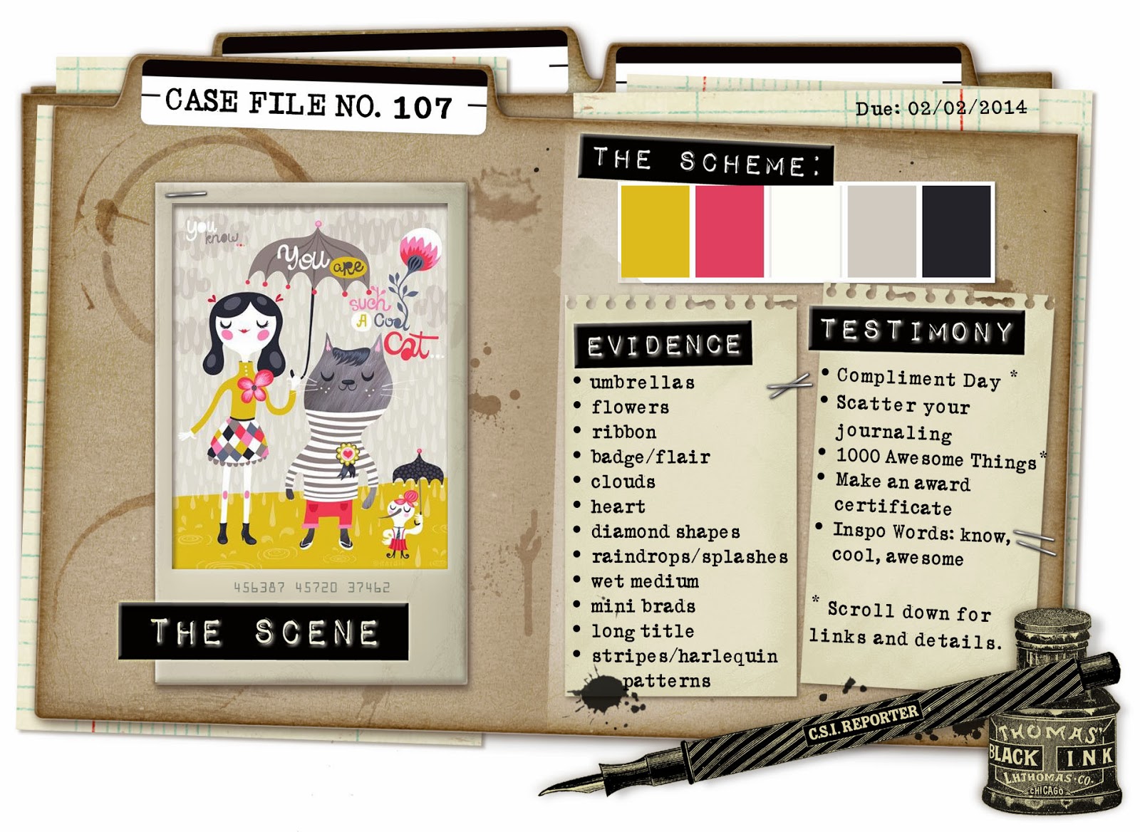 Little Scraps of Magic: You Know...You Are Seriously Awesome {CSI Case ...