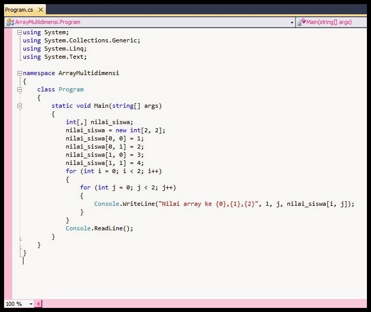 Teknik Informatika (｡ ‿ ｡): Array