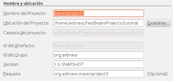 Apache Maven con NetBeans