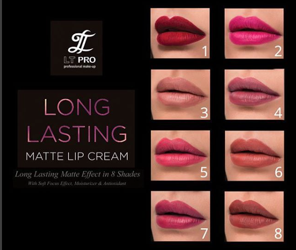 Review LT PRO Longlasting Matte Lip Cream (Lipstick Lokal murah meriah ...