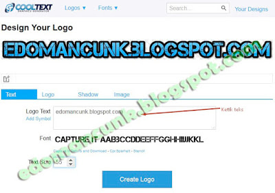 Cara membuat tulisan keren online | Edo Mancunk