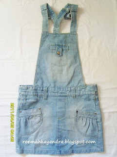 Roemah Kayandra: overall rok jeans cool teen (remaja)