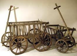 Today's Treasure by Jen: Antique Goat Cart Yesterday & Today