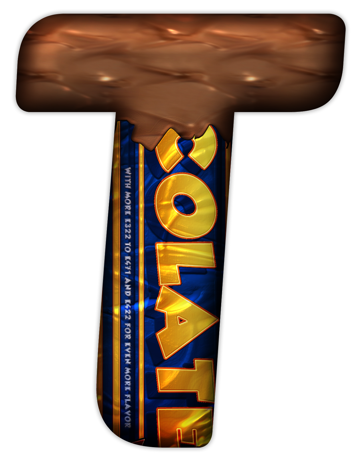 Abecedario de Chocolatina. Chocolate Alphabet. - Oh my Alfabetos!