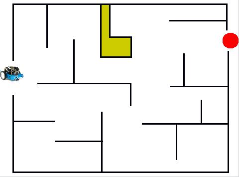 programme mbot labyrinthe