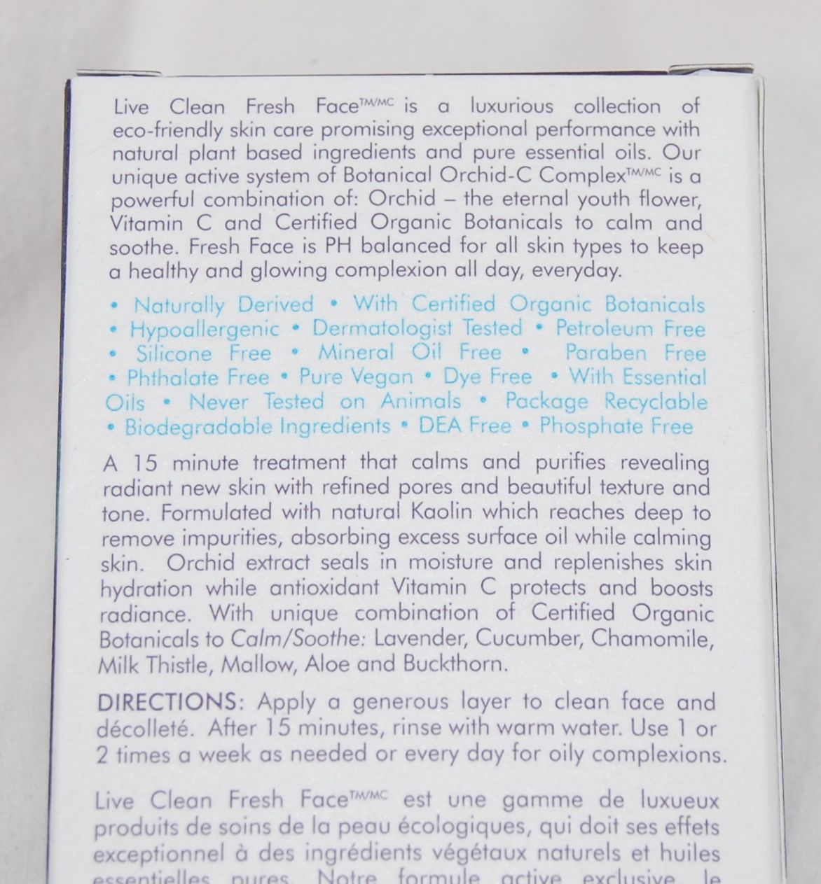 beauty squared: Live Clean Fresh Face Skincare Review and Photos