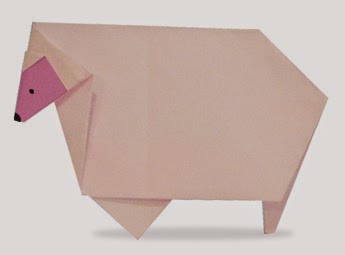 Sheep - Easy Origami instructions For Kids