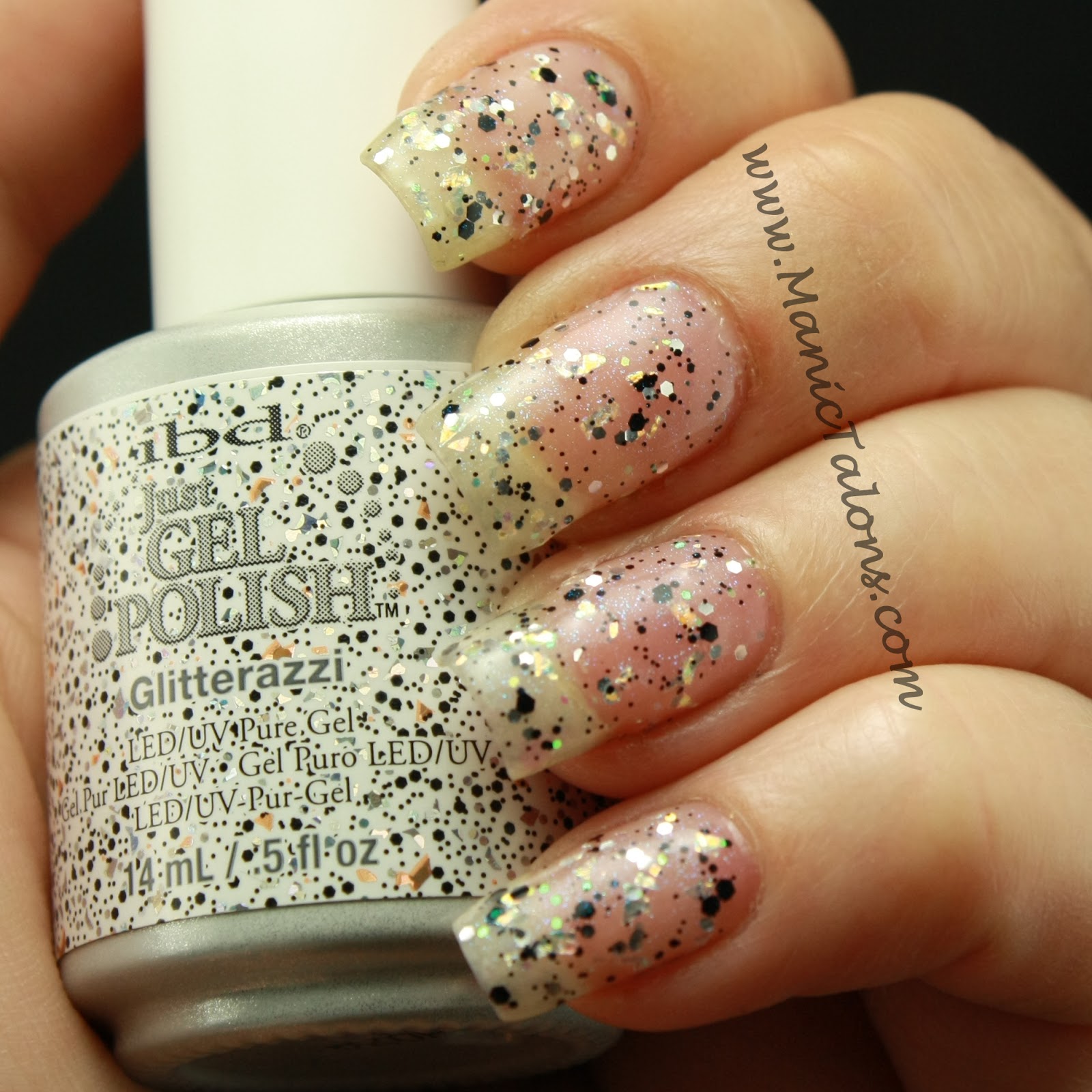 Manic Talons Nail Design Ibd Just Gel Tinseltown Collection Glitters