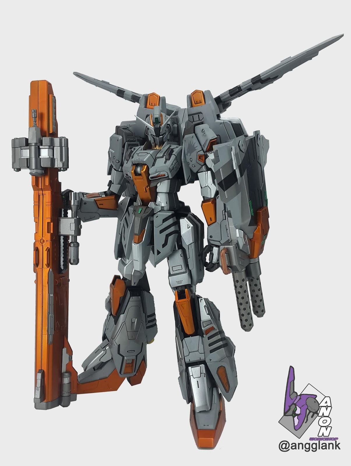 Painted Build: MG 1/100 MSZ-006-3B Zeta Gundam 3B Type [Gray Zeta]