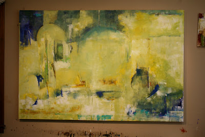 Elizabeth Chapman Art: Progression of an abstract painting.....