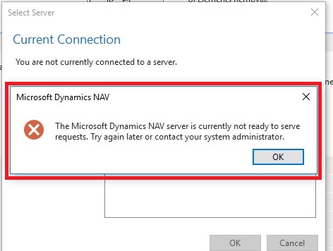 Login Error and Solution Microsoft Dynamics NAV