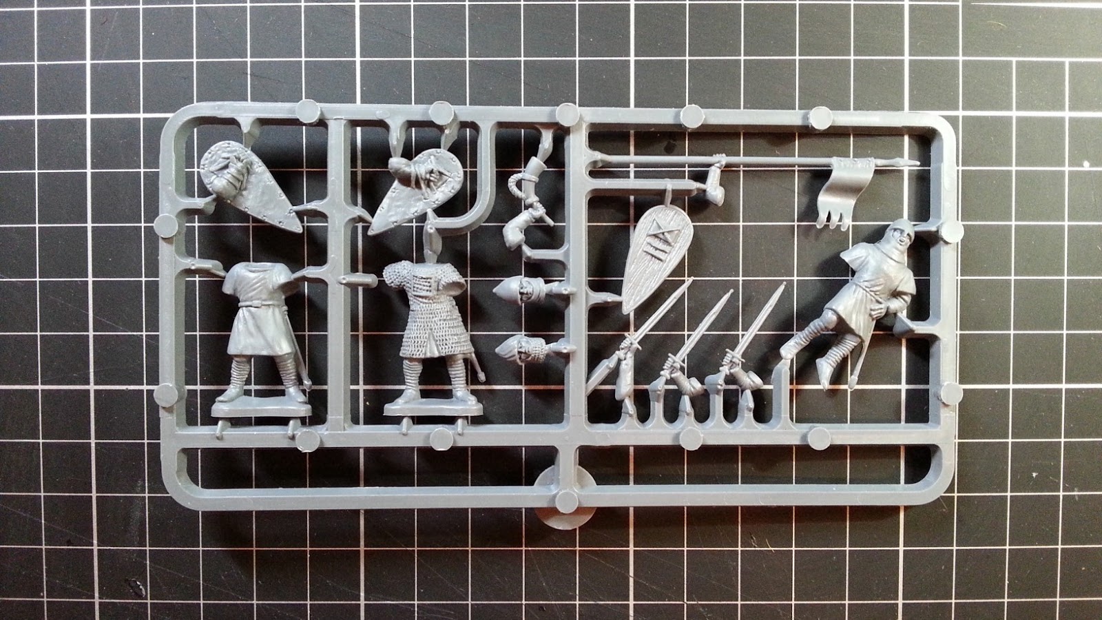 Monty's Wargaming : Conquest Games 28mm Norman Infantry