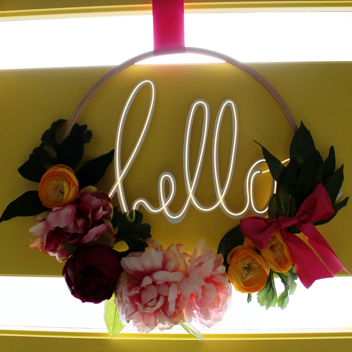 Glass Half Full: Heidi Swapp DIY Neon words