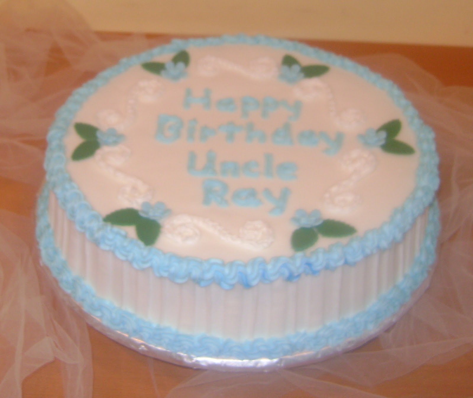 Marilyn's Caribbean Cakes: Happy Birthday Ray!