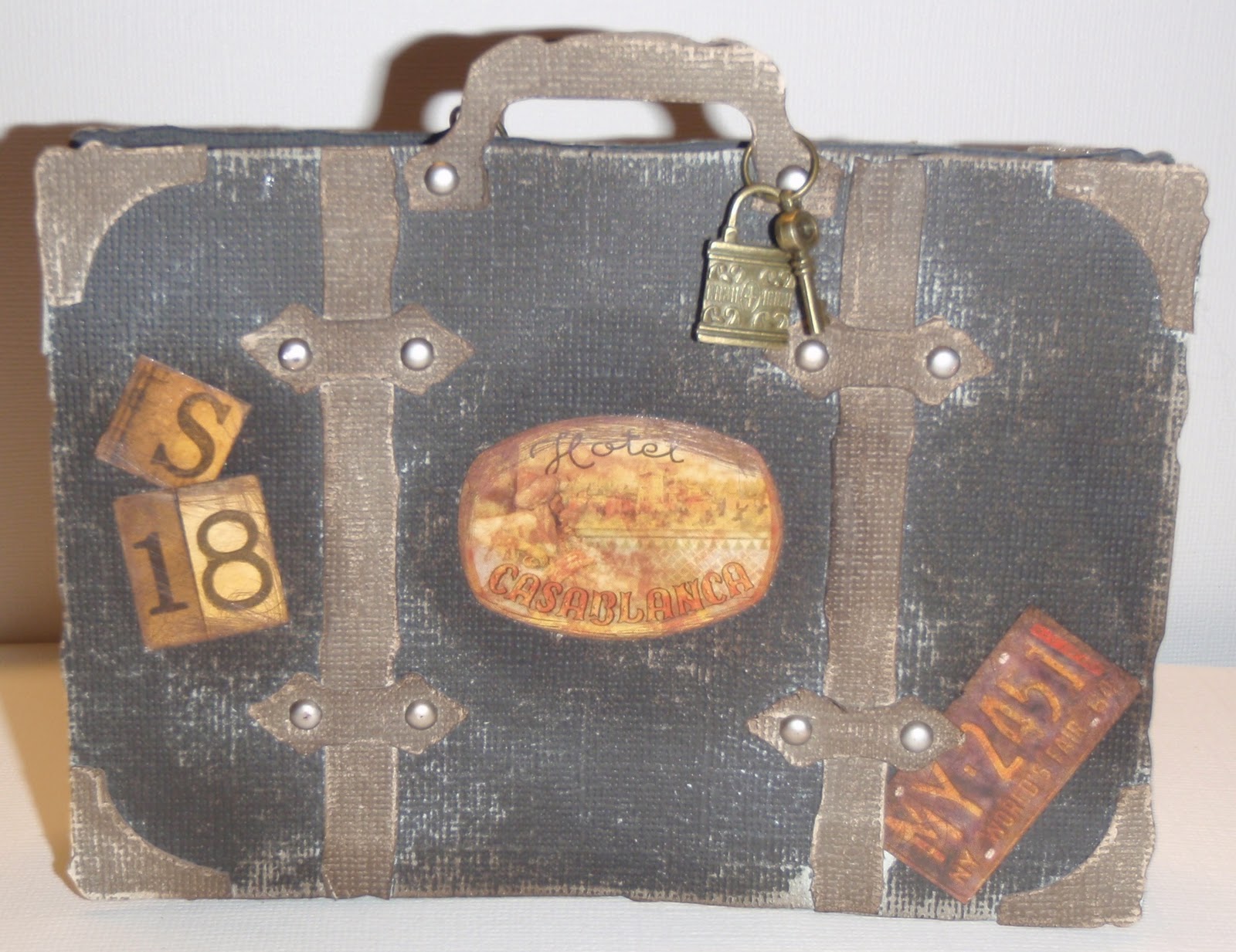 Rita's Kosekrok: Koffert-kort ;-)