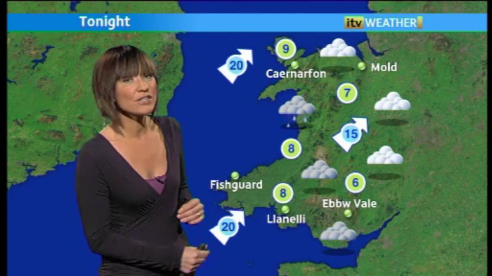 UK Regional News Caps: Ruth Wignall - ITV Wales Weather