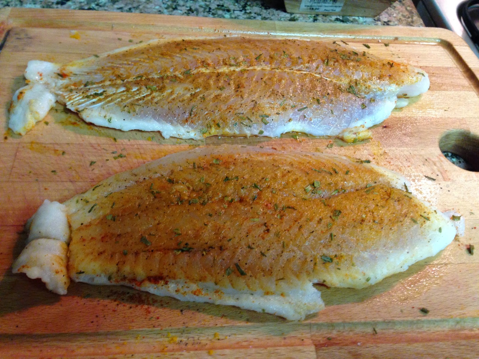 Grilled Turmeric White Fish