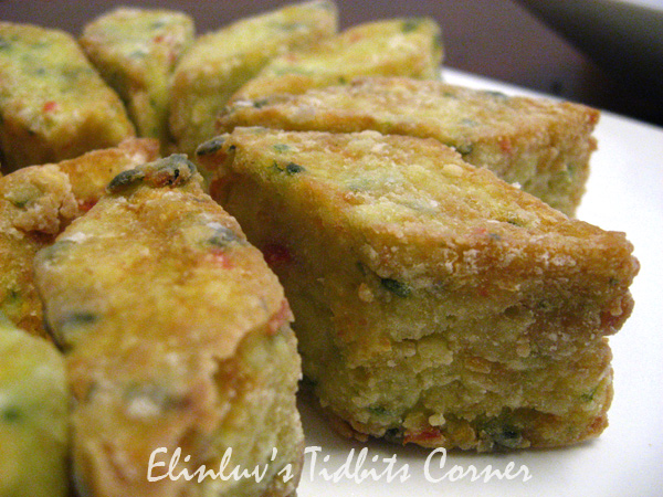 Elinluv's Tidbits Corner: Crispy Mashed Tofu - CNY Dish