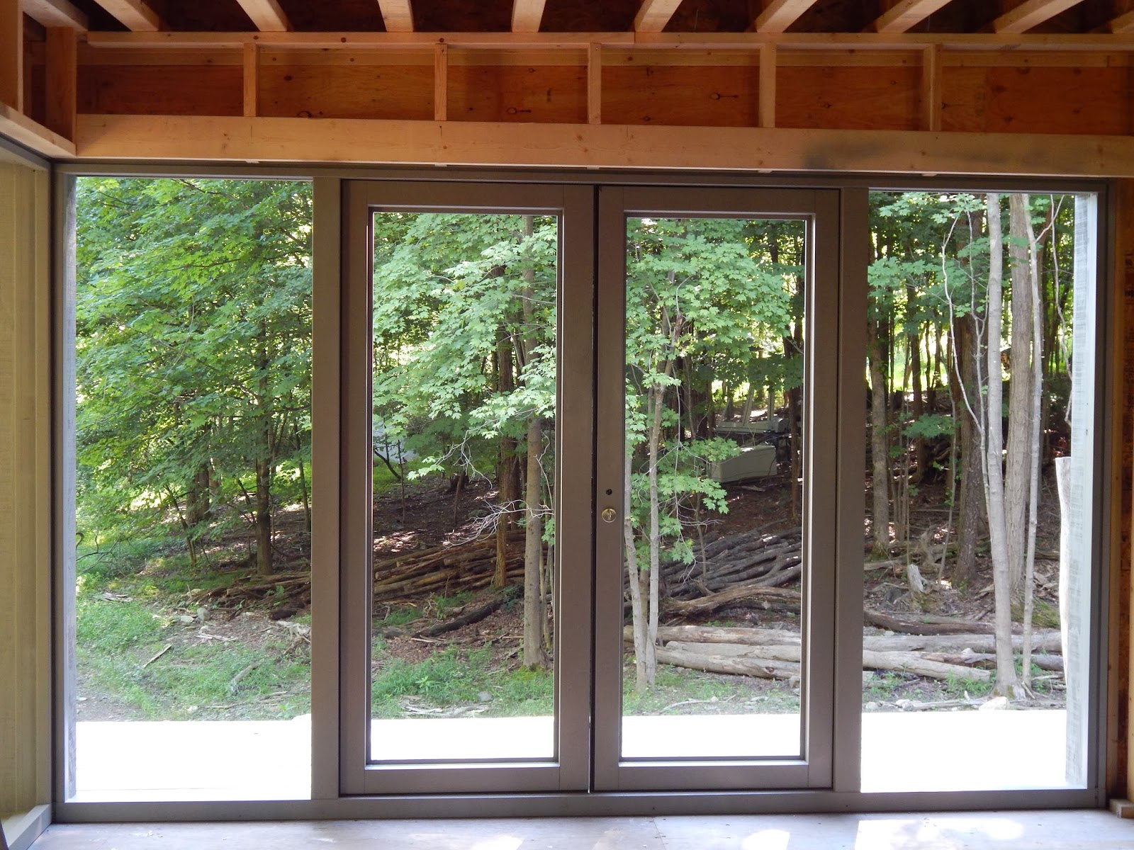 The Lake House Project: Catching up...Installing the Window Frames and ...
