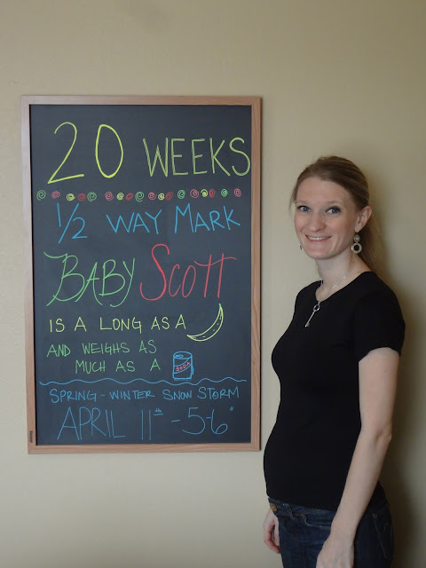 Inspiration Rocks: Baby Scott 20 weeks